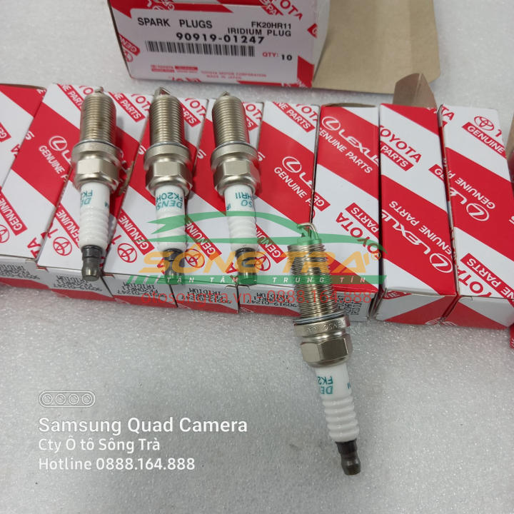BỘ BUGI CHÂN KIM TOYOTA HIGHLANDER. IRIDIUM CAO CẤP. GIÁ 1 BỘ 4 CÁI HÀNG CHUẨN DENSO. Cty Ô tô ...