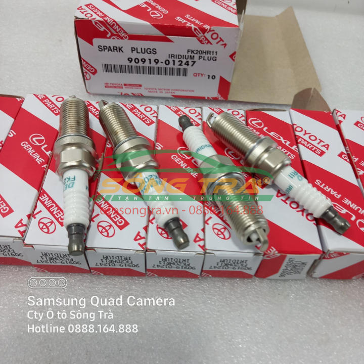 BỘ BUGI CHÂN KIM TOYOTA HIGHLANDER. IRIDIUM CAO CẤP. GIÁ 1 BỘ 4 CÁI HÀNG CHUẨN DENSO. Cty Ô tô ...