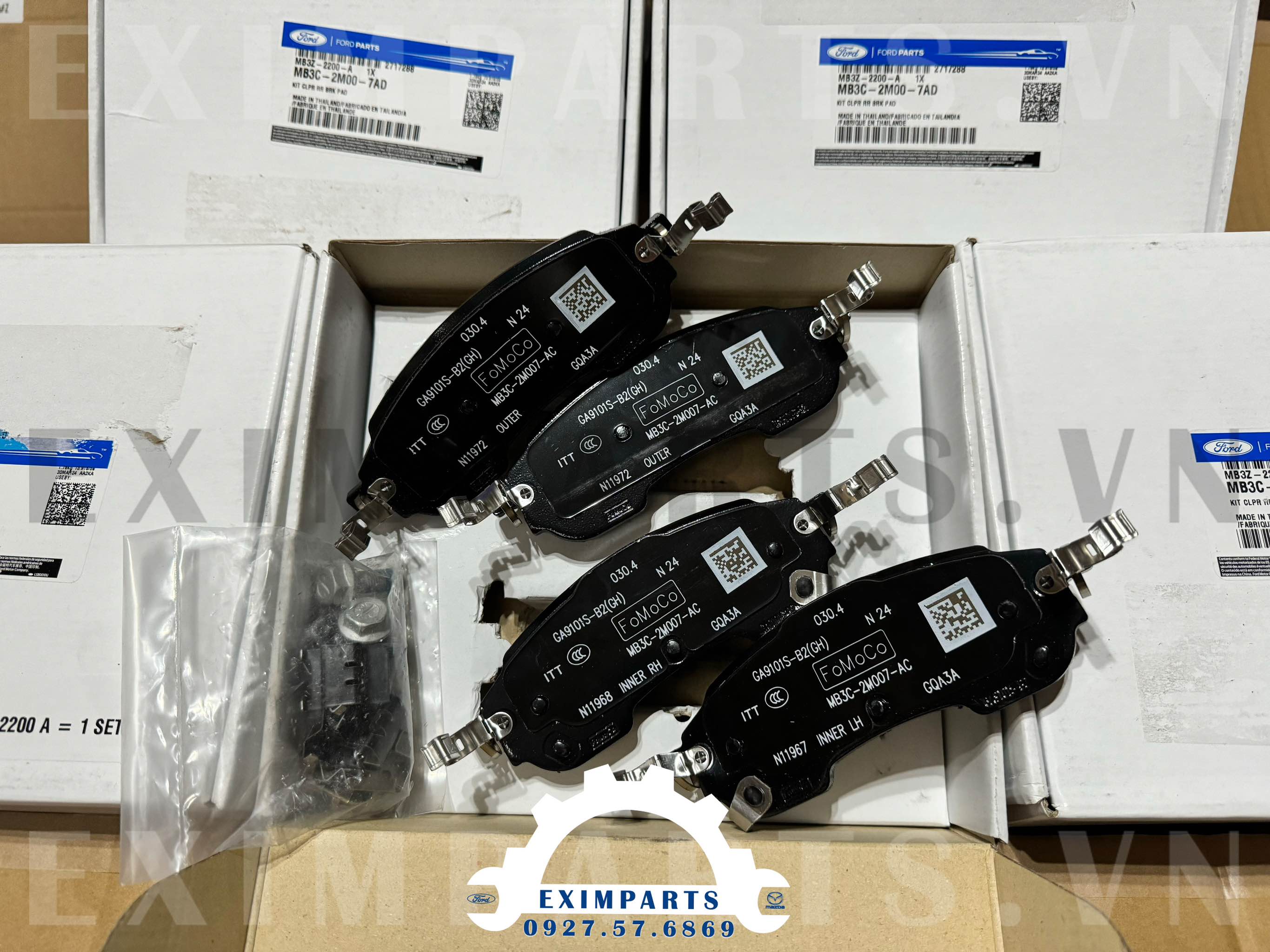 MÁ PHANH SAU FORD RANGER - FORD EVEREST MB3Z2200A / MB3C2M007AC