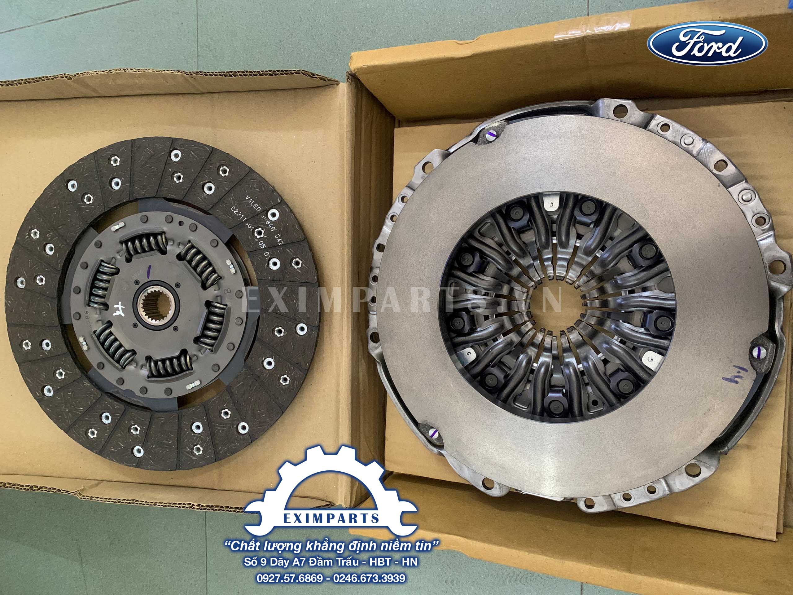 BỘ BÀN ÉP LÁ CÔN FORD EVEREST 2.0 BITURBO MT JB3Z7B546D