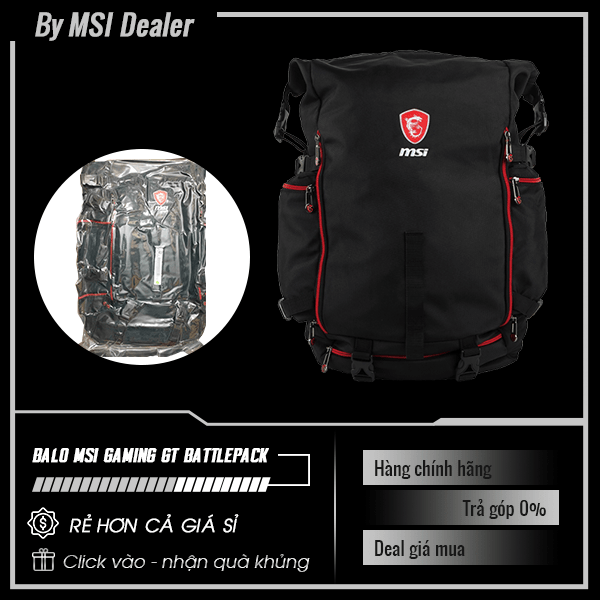 Balo MSI Gaming AIR BACKPACK | MSI OFFICIAL STORE
