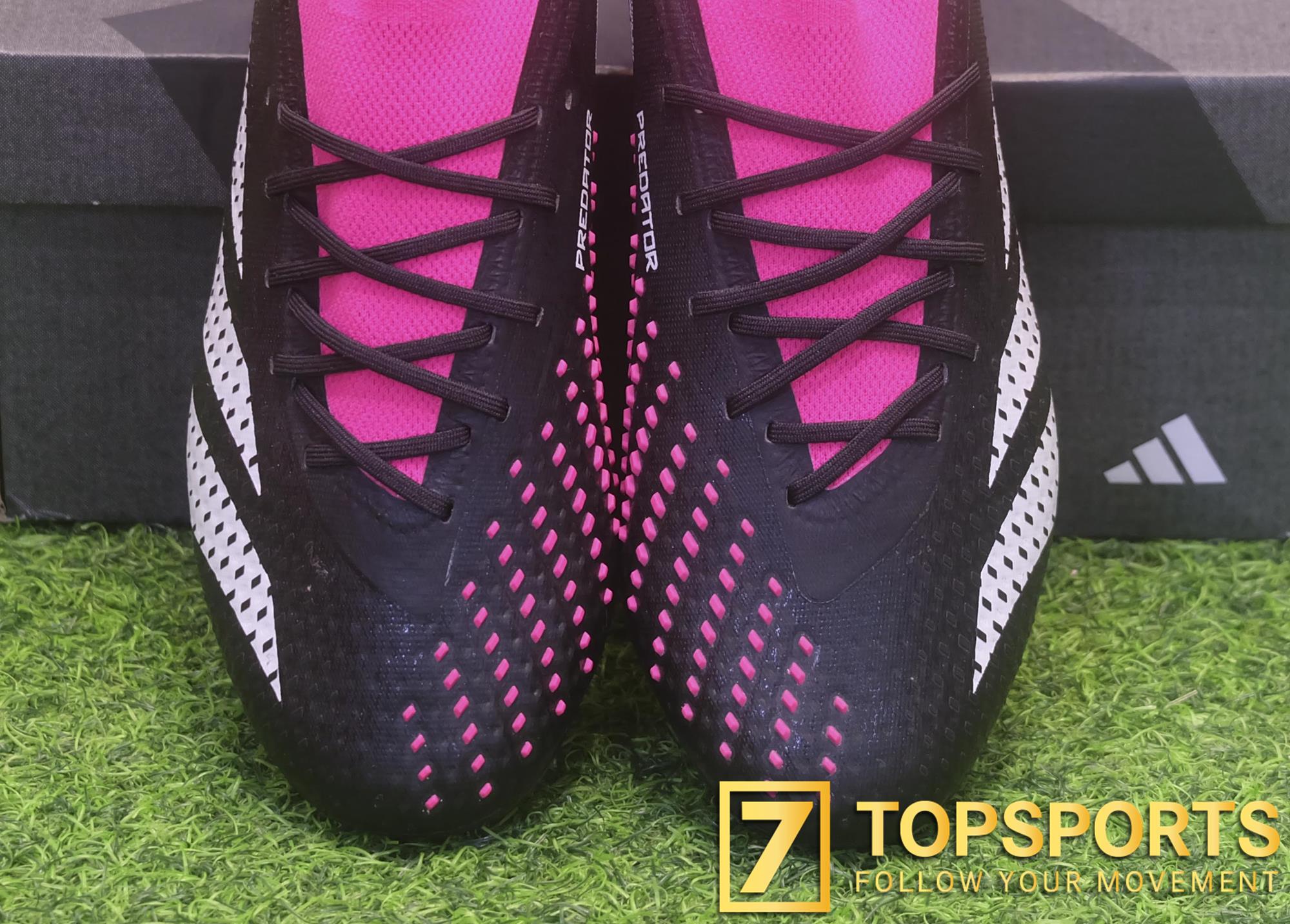 Adidas Predator Accuracy.1 AG - Core Black/Cloud White/Team Shock Pink ...