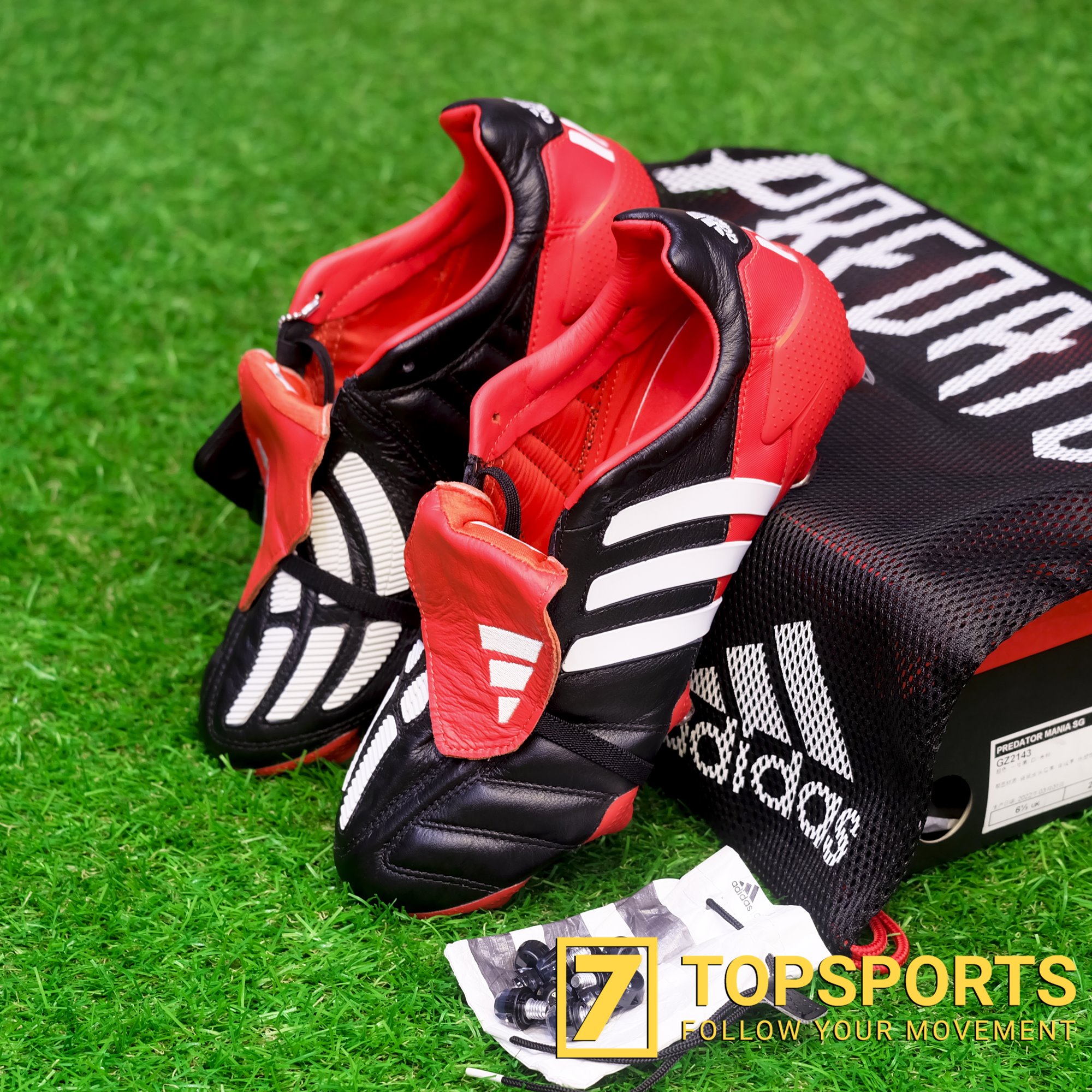 Adidas Predator Mania SG - Core Black/White/Predator Red GZ2143 ...