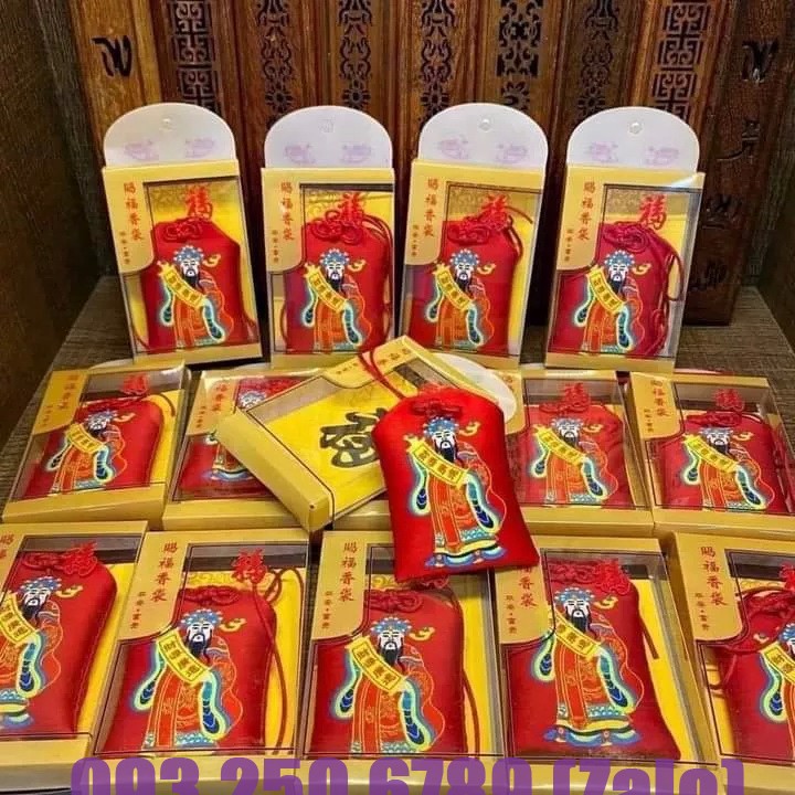 Túi thần tài mở lộc may mắn, Túi chiêu tài đón lộc, giữ tiền của tránh ...