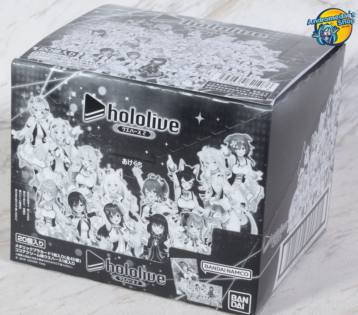 [Bandai] Hộp 20 gói bánh xốp Hololive Wafer 2 20Pack BOX (Gacha) | Andromedar'Shop