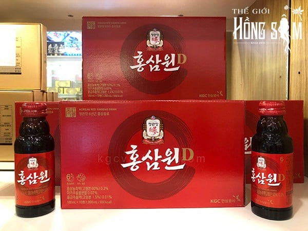 Nước Hồng Sâm KGC Jang Won Hộp 10 Chai x 100ml