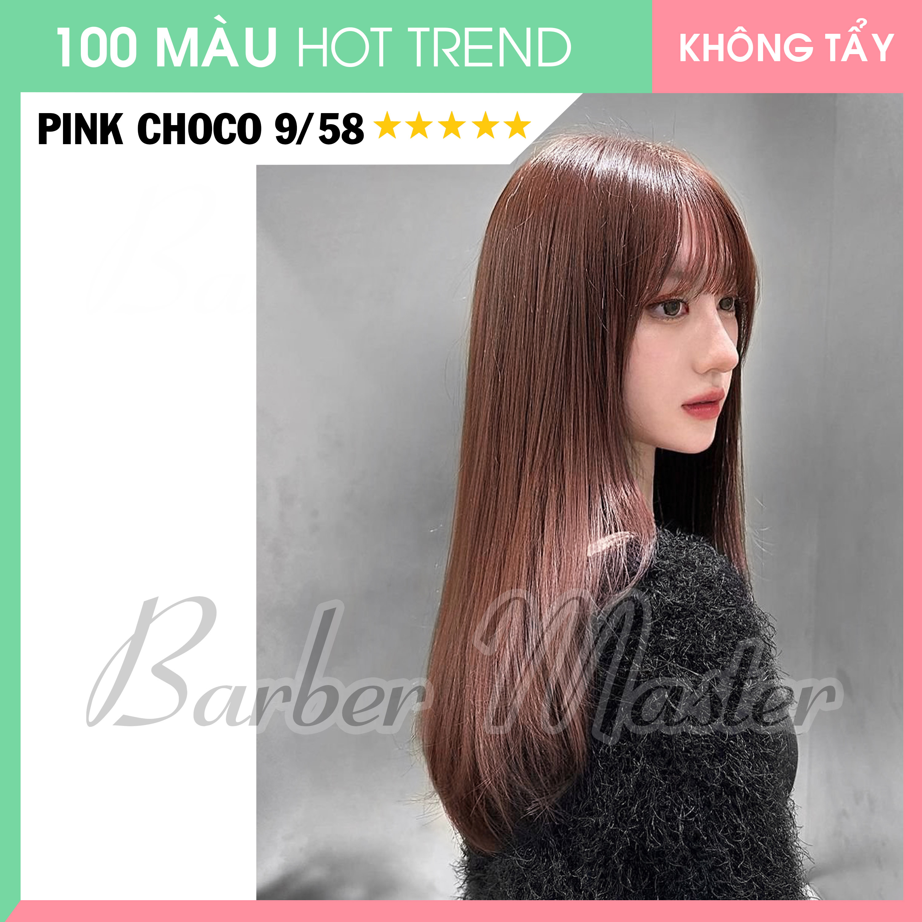 Thuốc nhuộm màu Nâu Ánh Hồng Pink Choco - Lên từ nền tóc đen Level 3 | Thankinhtoc.vn