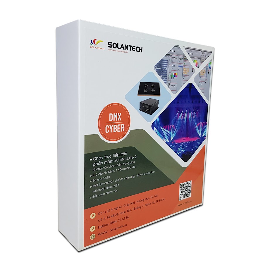 BỘ ĐIỀU KHIỂN ST DMX 512 CYBER | solantech