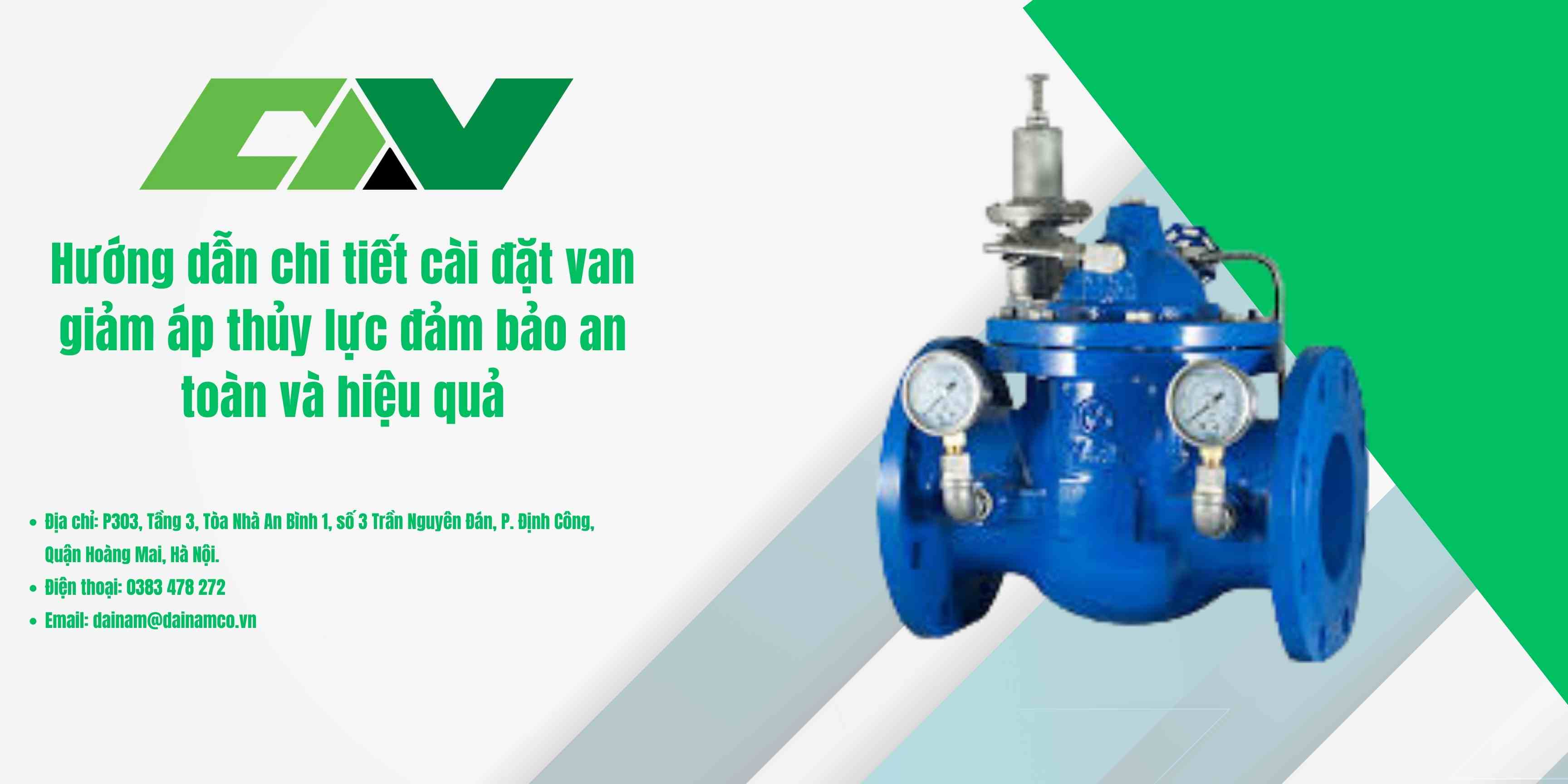 Hướng dẫn chi tiết cài đặt van giảm áp thủy lực đảm bảo an toàn và hiệ ...