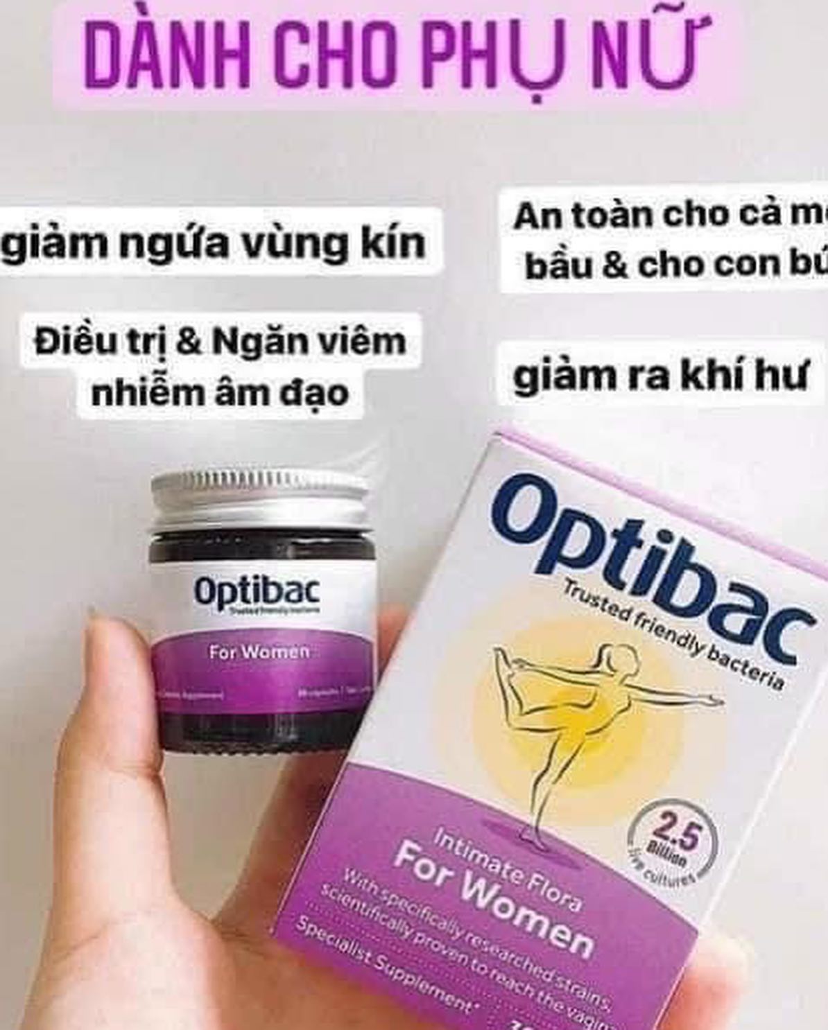 VIÊN UỐNG OPTIBAC TÍM FULLBOX | lybalansieucute.com