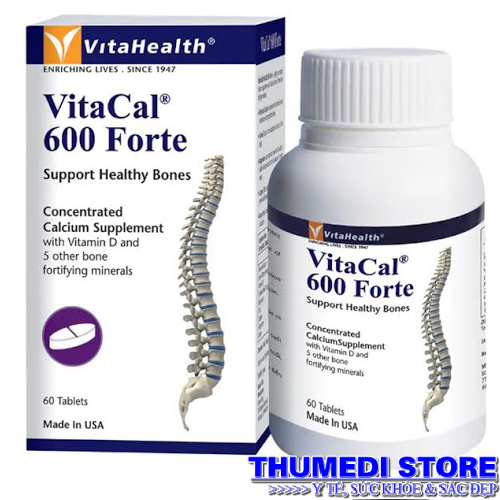 VitaCal 600 Forte (Hộp 60 viên) THUMEDI