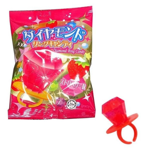 일본 반지 캔디 과일맛 10G Keo nhan Yakin Diamond Ring candy vi hoa qua CÔNG TY ...
