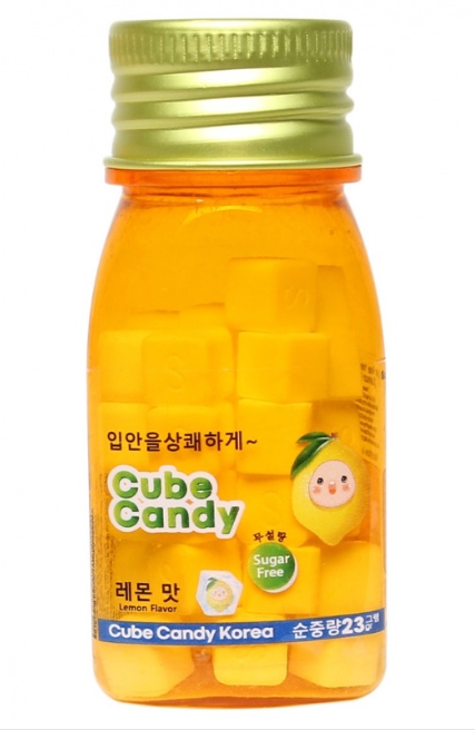 큐브 캔디 레몬맛 23G Keo the hu Cube Candy vi chanh CÔNG TY TNHH THƯƠNG MẠI S ...