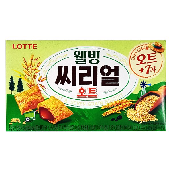 롯데 씨리얼 오트 42g LOTTE Banh lua mach nhan Socola CÔNG TY TNHH THƯƠNG MẠI S ...