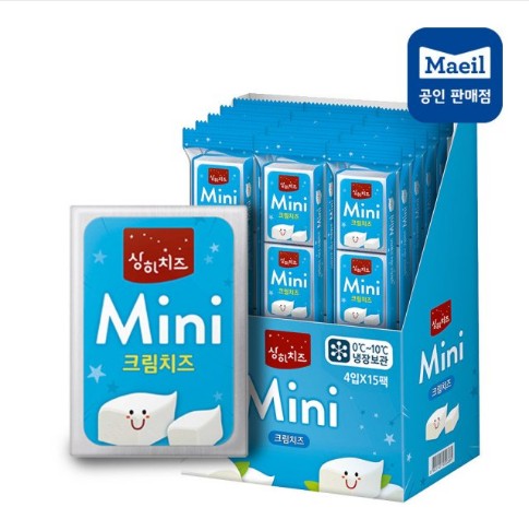 매일유업 상하 치즈 미니 크림치즈 12gx12개입 Pho mai cream mini (vien) CÔNG TY TNHH THƯƠNG MẠI S MARKET VIỆT NAM