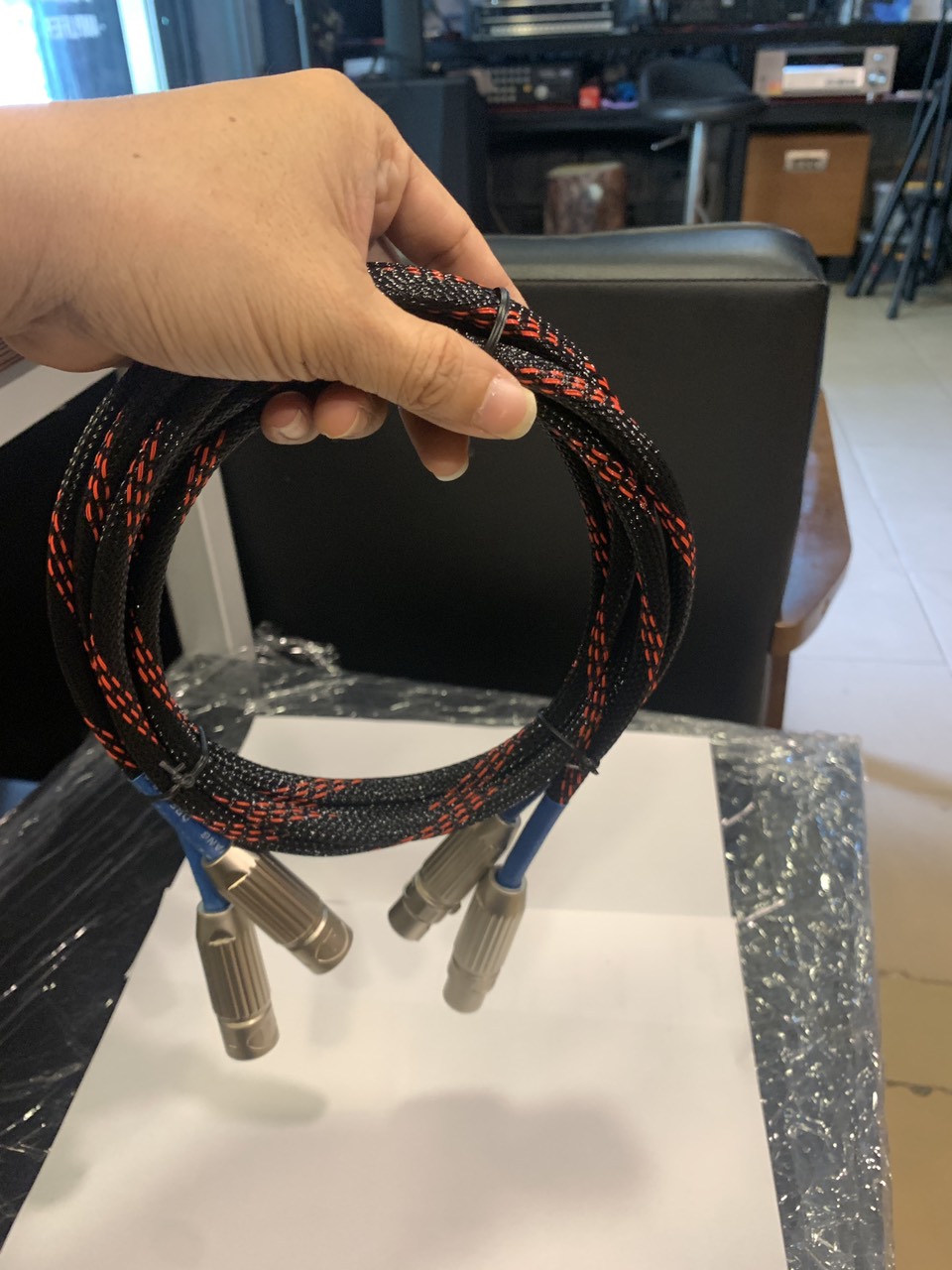 TAD-1012 Cặp Dây XRL Canon 1.2M Bọc Nylon Braid (2 Sợi)