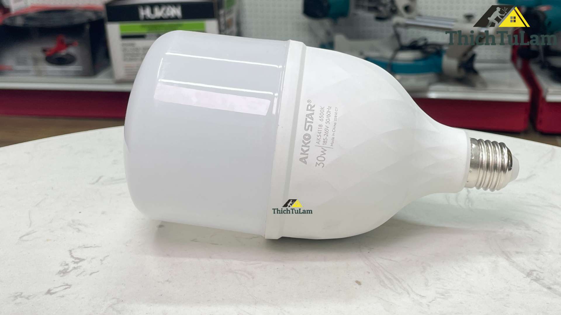Đèn Led tròn sáng trắng 30W AKKO STAR 54118