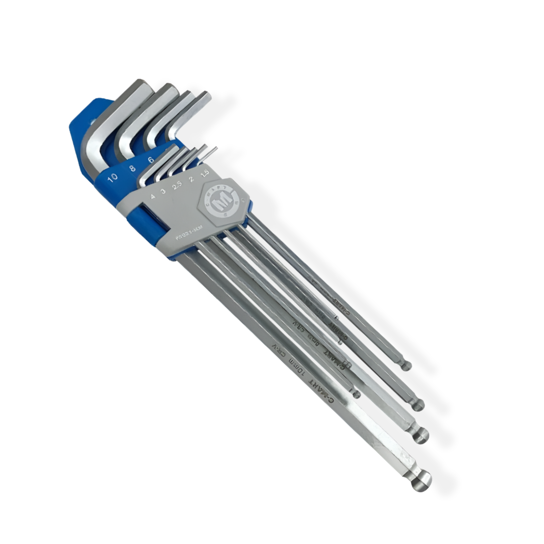 Bộ lục giác đầu bi 9 chi tiết Cmart F0021