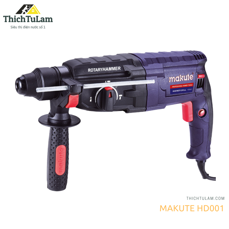 Máy khoan bê tông 3 chức năng MAKUTE HD001