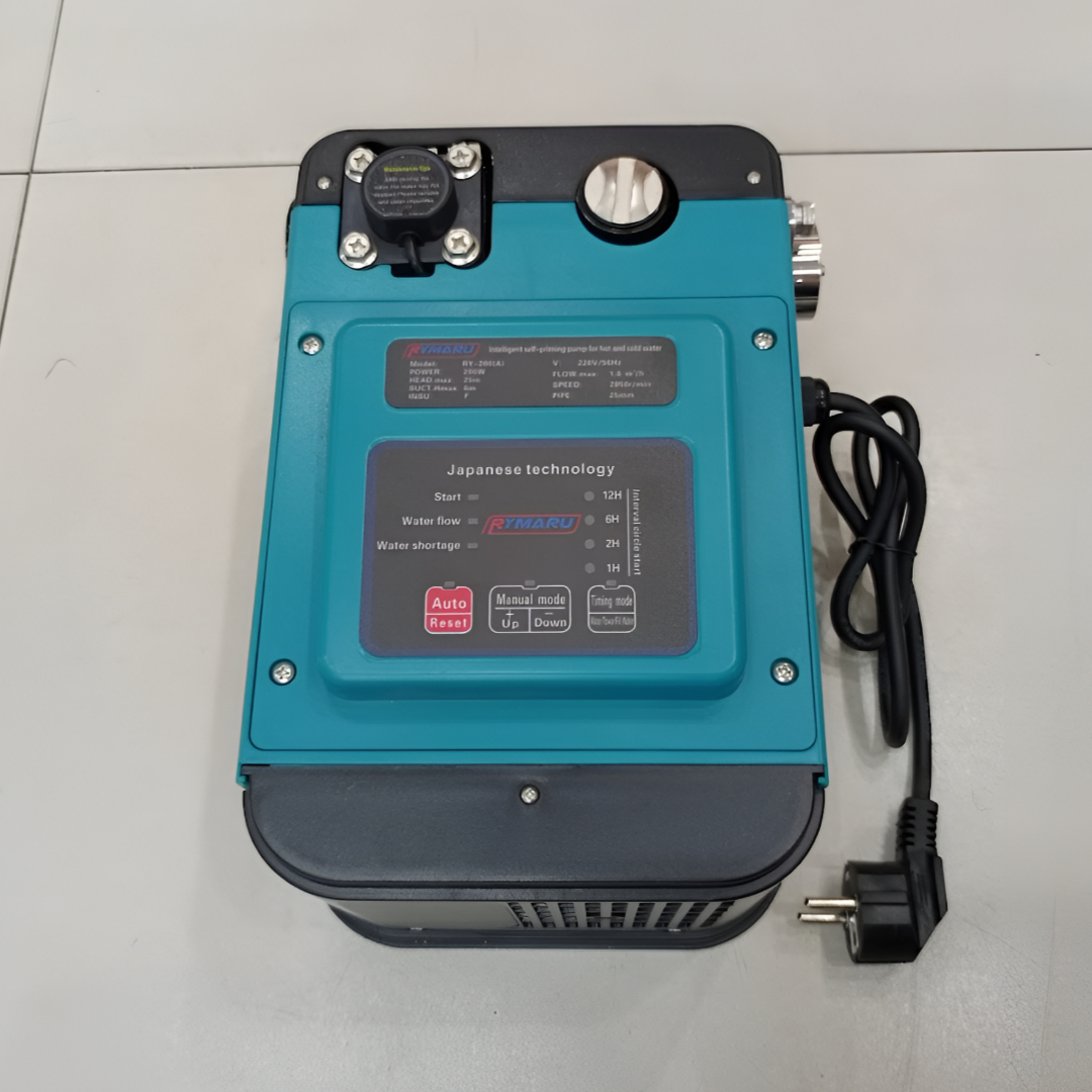 Máy bơm tăng áp hút, đẩy 200W Rymaru RY-200