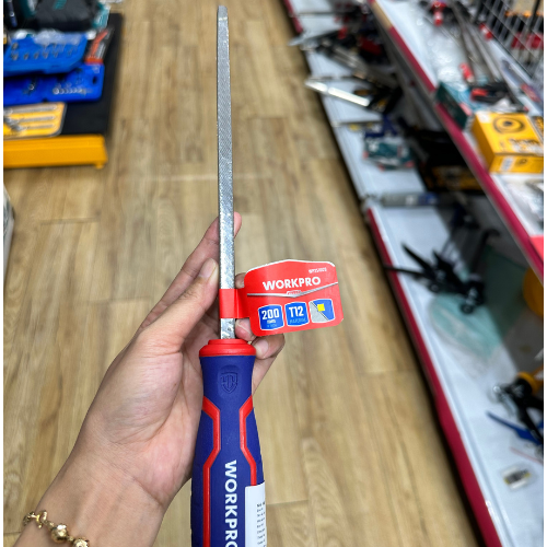 Dũa kim loại hình vuông dài 200mm Workpro WP251009
