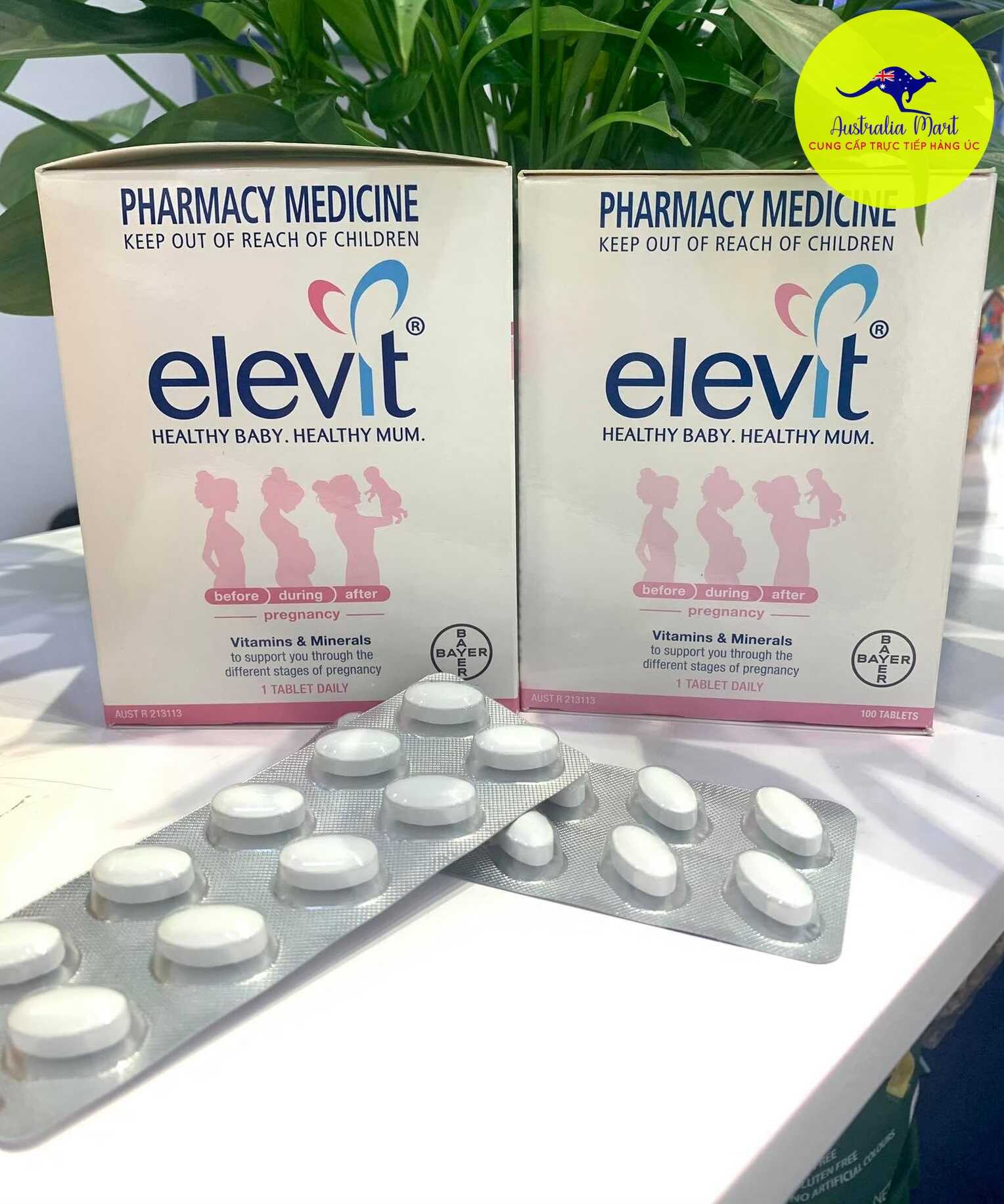 Elevit Healthy Baby Healthy Mum - Vitamin bầu chính hãng Úc | Australia ...