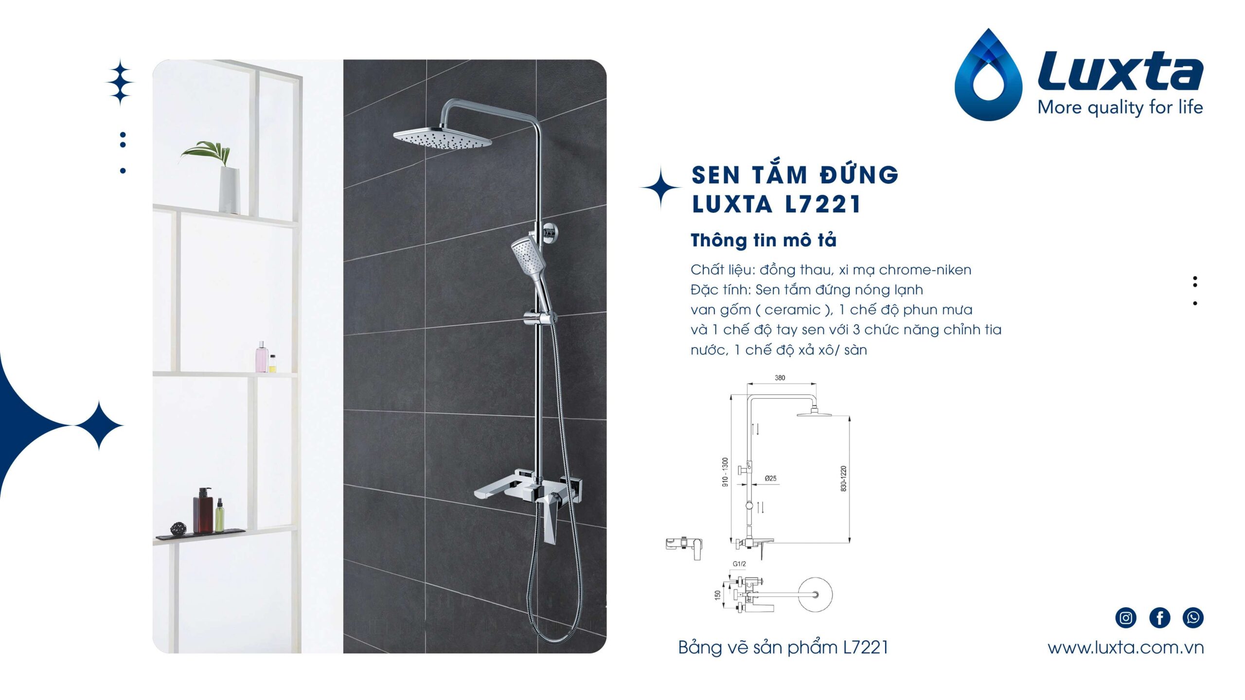 Giải pháp thông minh giúp tiết kiệm nước của thương hiệu Luxta. | Viết ...