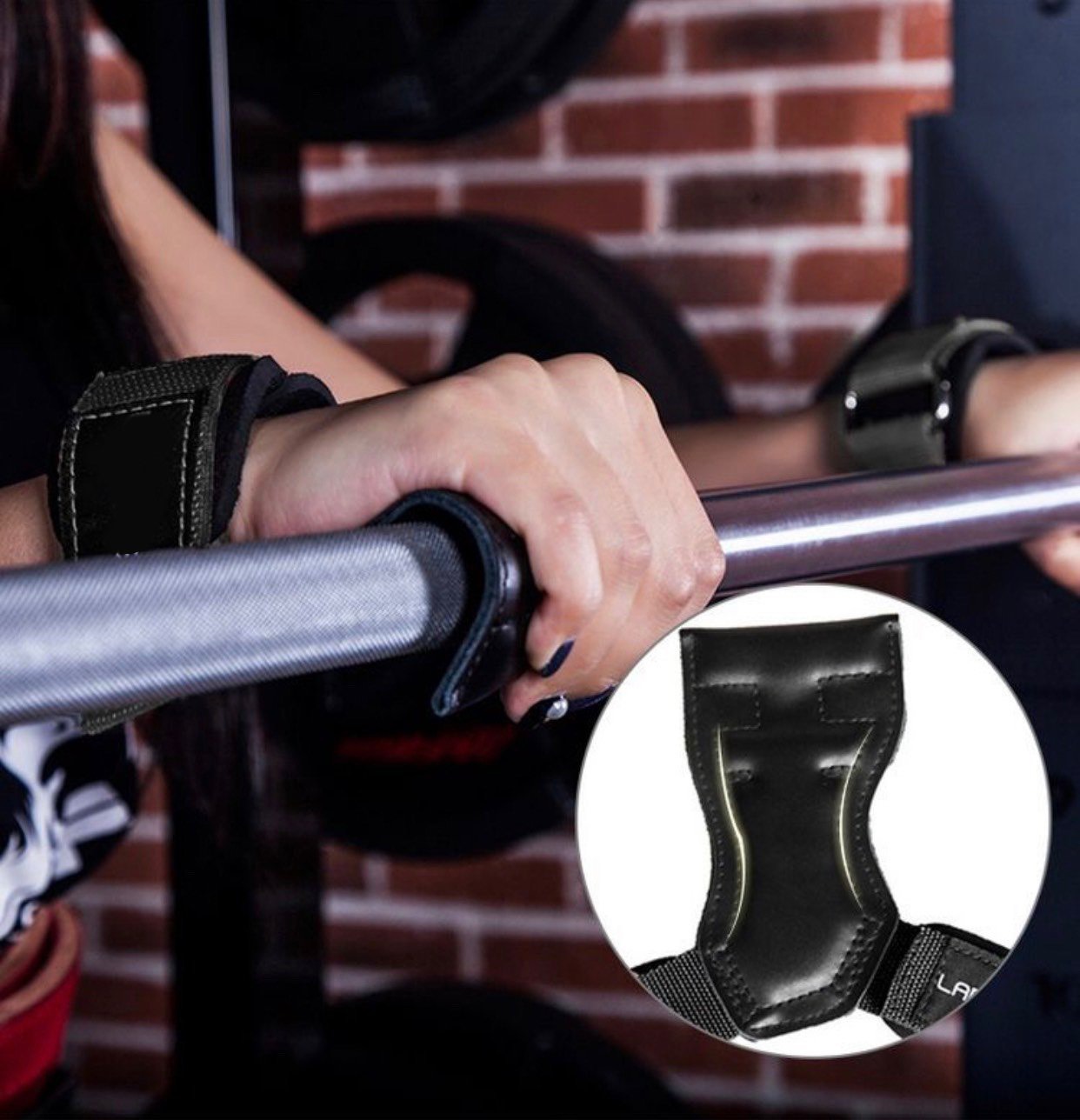 AB VERSA gripps lifting grips dây kéo lưng găng tay tập gym bao tay tập ...