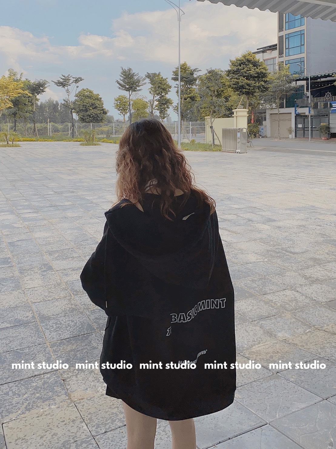 HOODIE ZIP NỈ BÔNG MINT SS23 Mint Official