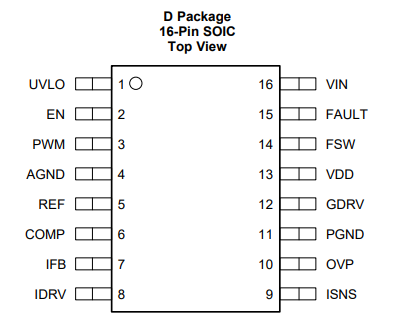 IC Led Driver TPS61197X TPS61197 61197 SOP-16 chính hãng TI