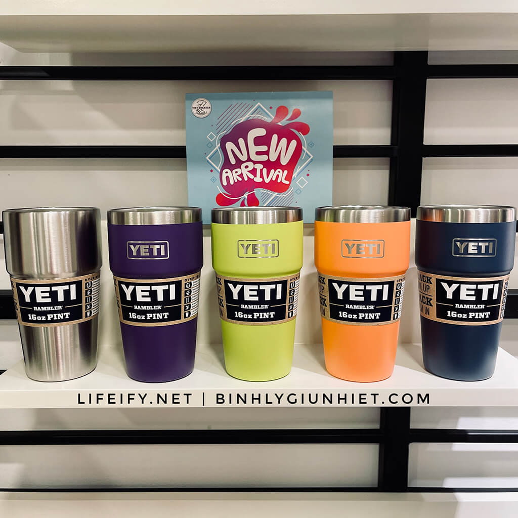 [Chính Hãng]Ly Giữ Nhiệt YETI Rambler 16oz (480ml) Pint - Coral | LIFEIFY