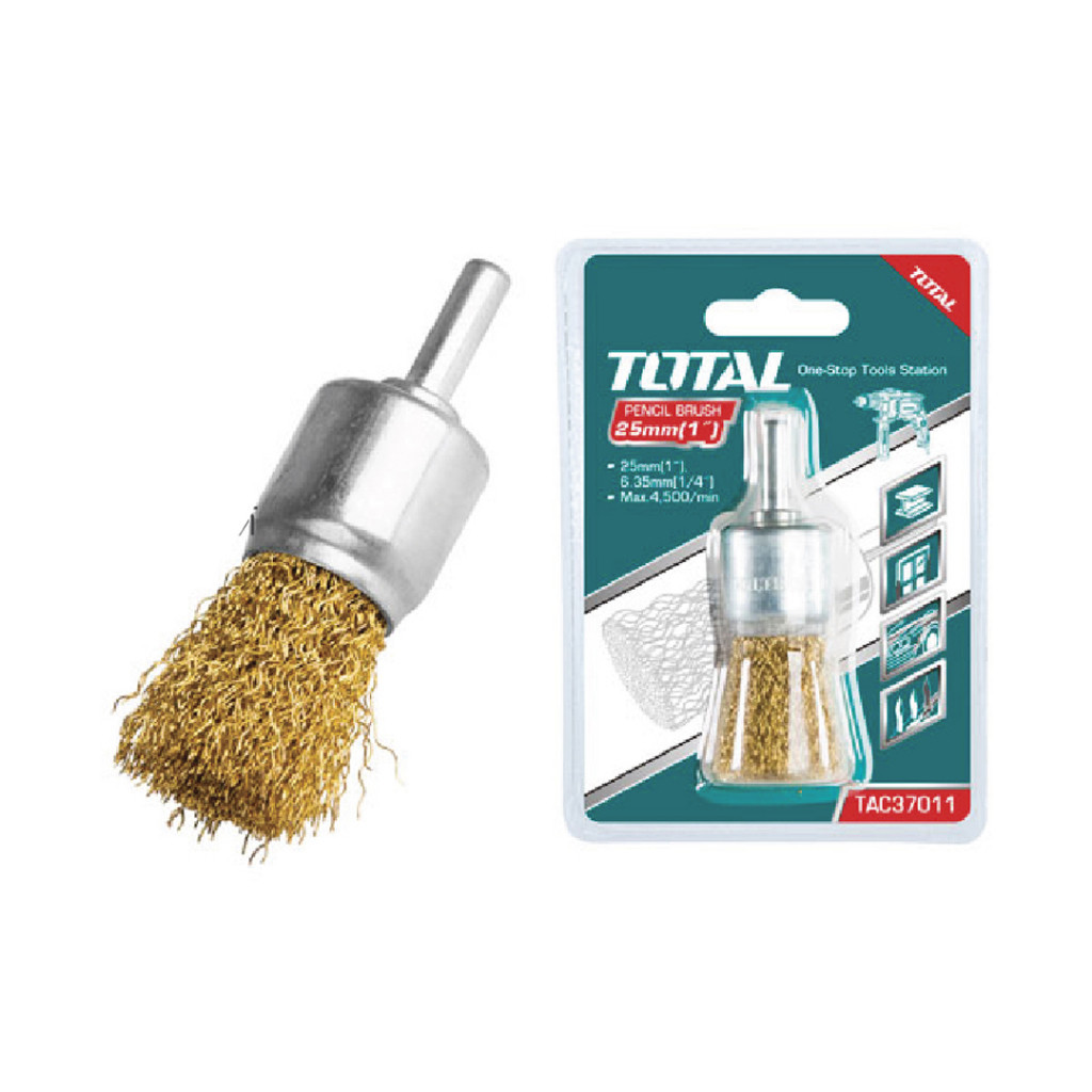 Chổi Cước TOTAL, TAC37011-TAC302562, dây cước dài 25mm, tốc độ 4500 ...
