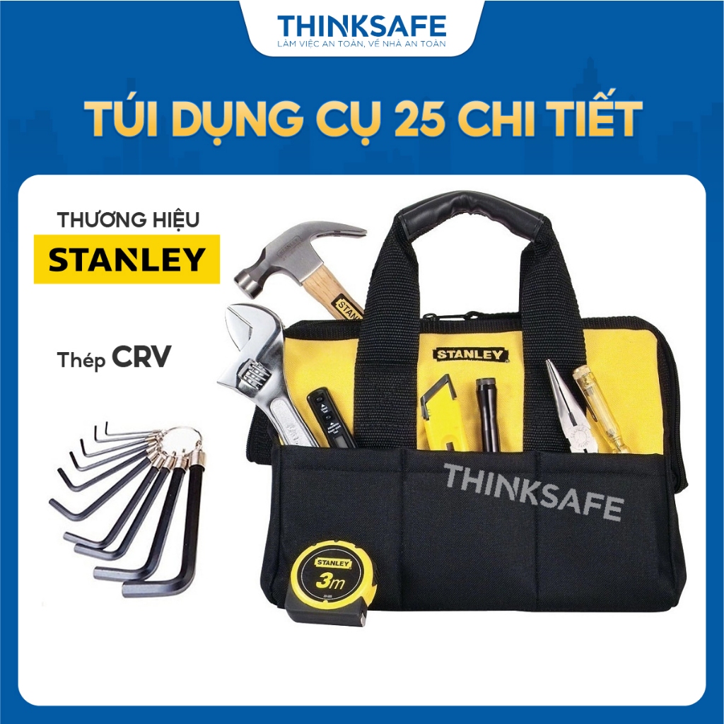 Bộ đồ nghề 25 chi tiết Stanley 92-006-23 làm từ chất liệu thép Crv và ...