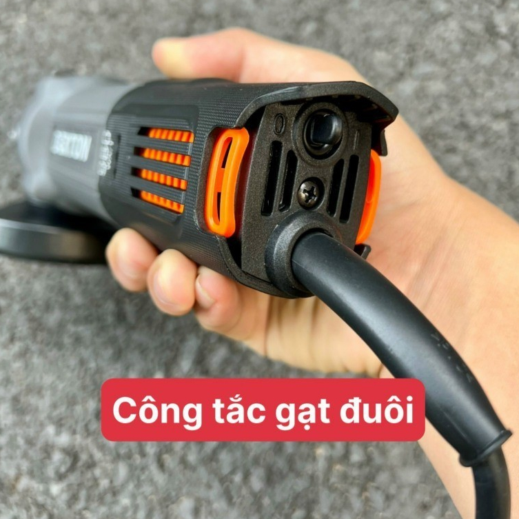 Máy mài cầm tay DEKTON DK-AG980, Công suất 980W, Công tắc đuôi, lõi đồng 100% rất mạnh, đá 100mm