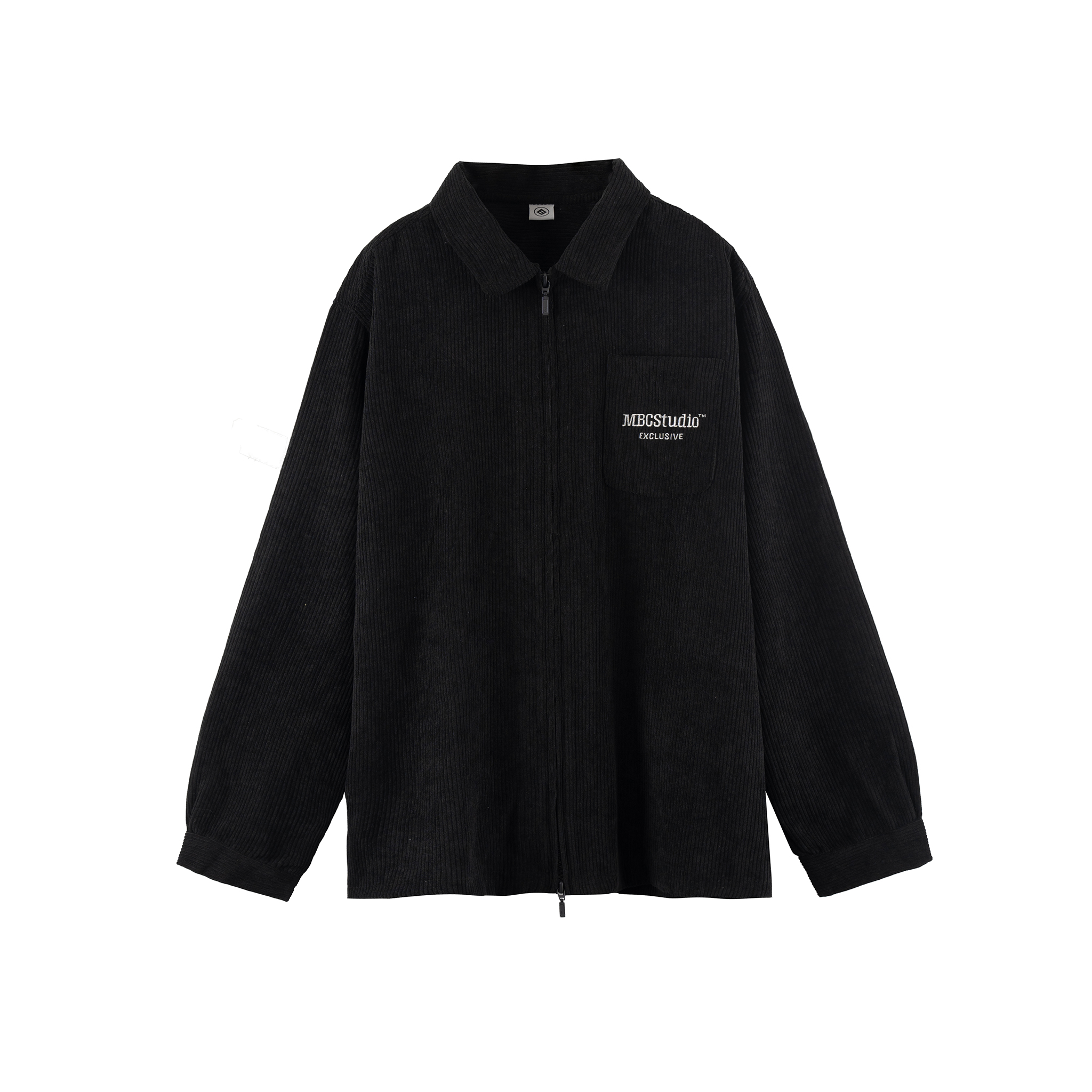 M.B.C Two-way Zipper Collar Jacket - Black MBC