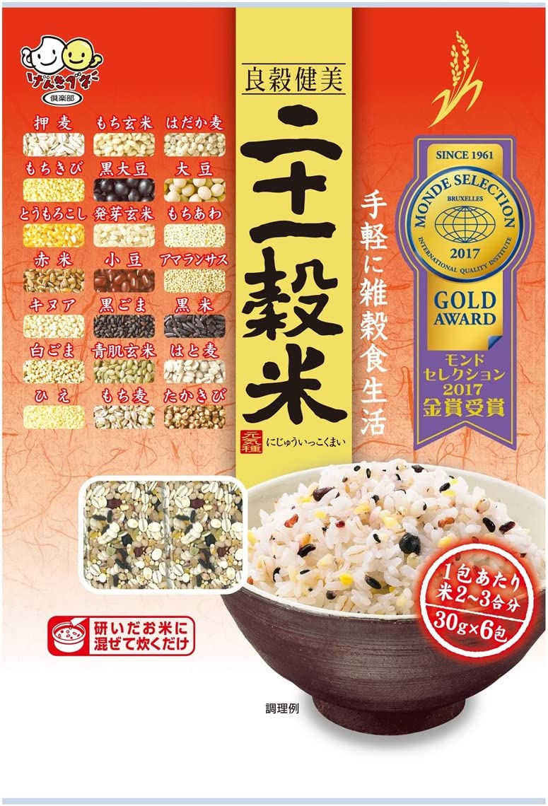 Hỗn hợp 21 loại ngũ cốc 180g (30g*6) Konni39 Phú Hòa