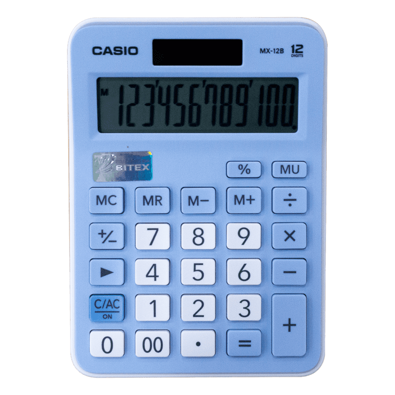 MÁY TÍNH CASIO MX-12B XANH BIỂN | CÔNG TY TNHH SẢN XUẤT THƯƠNG MẠI VÀ ...