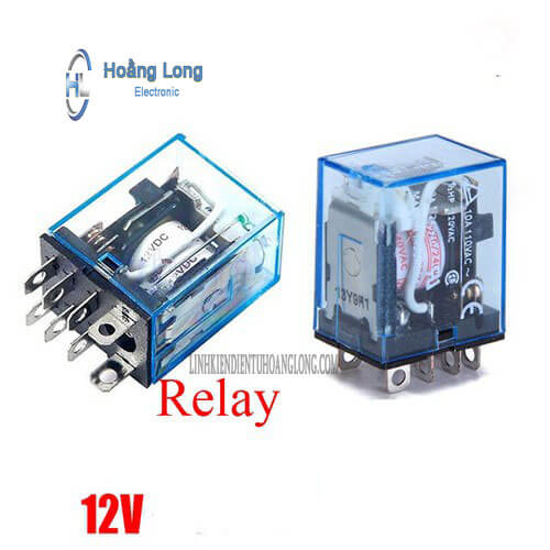 RoLe OMRON LY2N-J 12VDC 10A 8 Chân Lớn -Linh Kiện Hoằng Long | Linh Kiện Điện Tử Hoằng Long