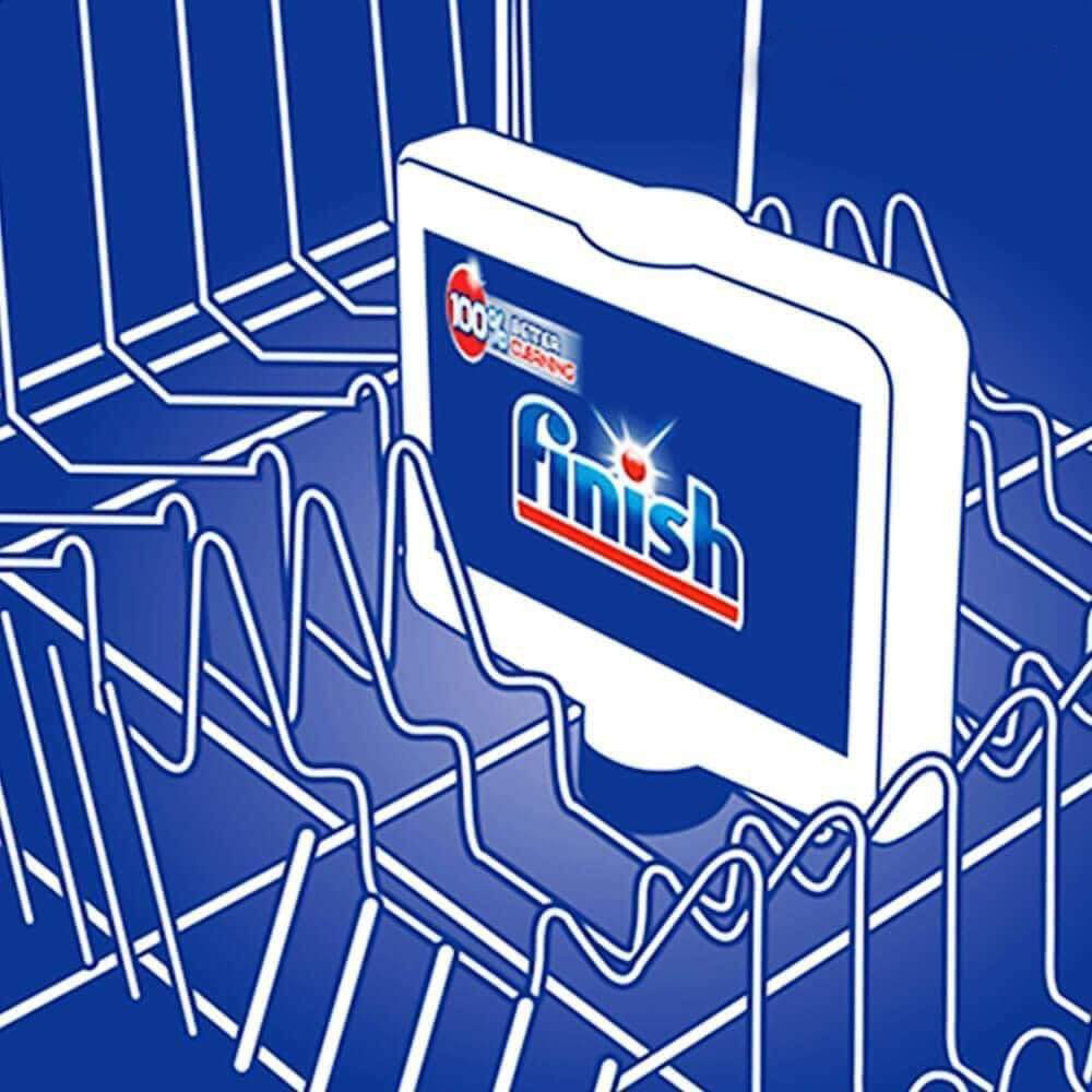 Dung dịch vệ sinh máy rửa chén bát Finish hương chanh