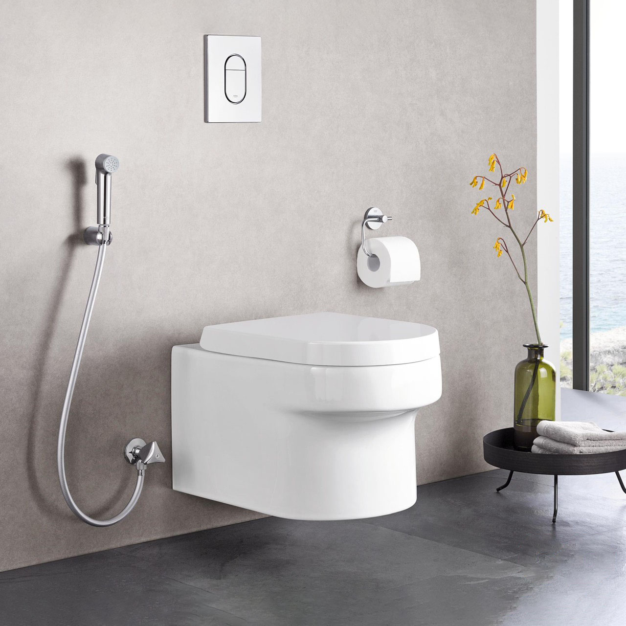 Grohe Tempesta-F 26357000 - Bộ vòi xịt kèm đầu cấp nước WC