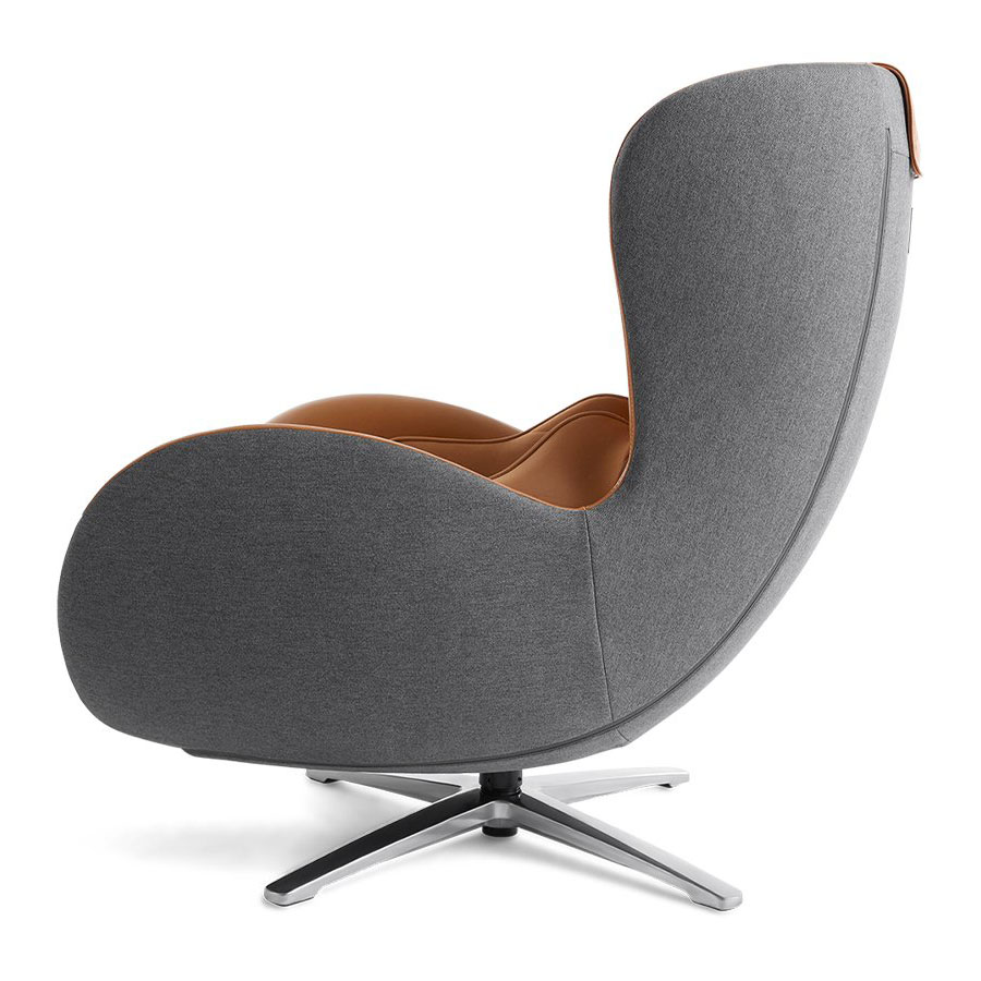 Ghế Massage Nouhaus Classic Massage Chair With Ottoman Caramel 1040