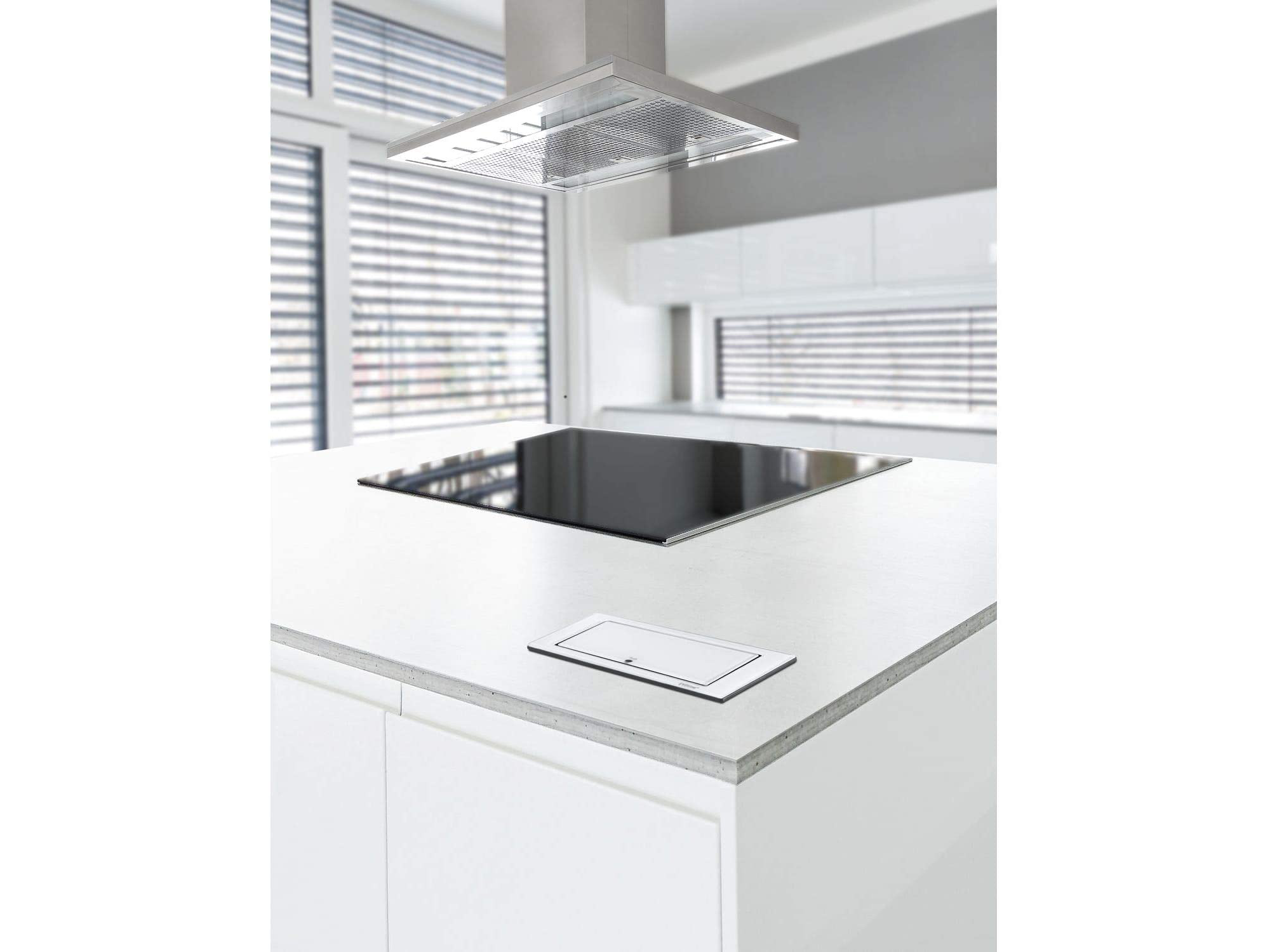 Ổ cắm âm bàn EVOline 2 phích chữ nhật