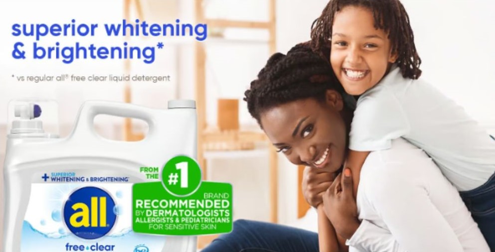 NƯỚC GIẶT ALL DỊU NHẸ DÀNH CHO DA NHẠY CẢM - ALL FREE & CLEAR PLUS + HE ...