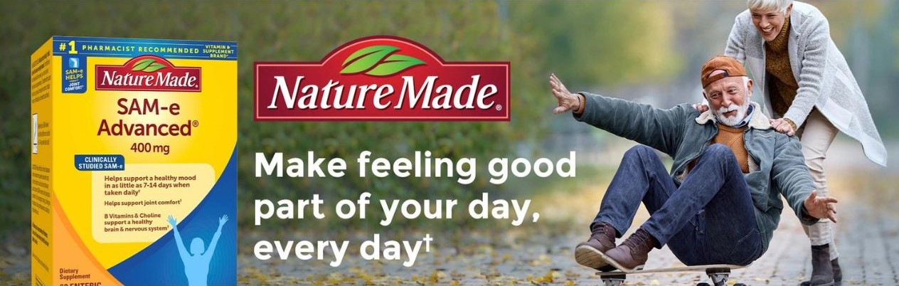 VIÊN UỐNG HỖ TRỢ SỨC KHỎE THẦN KINH VÀ NÃO - NATURE MADE SAM-E ADVANCED ...