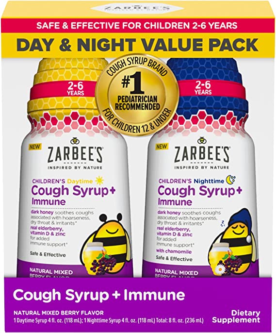 SIRO HO TRỊ HO NGÀY ĐÊM DÀNH CHO TRẺ TỪ 2-6 TUỔI - ZARBEE’S KIDS COUGH ...