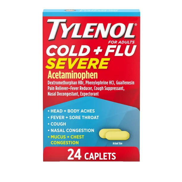 THUỐC TRỊ CẢM LẠNH + CÚM NẶNG ĐỂ GIẢM NHIỀU TRIỆU CHỨNG TYLENOL COLD ...