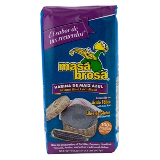 BỘT NGÔ XANH - MASA BROSA INSTANT BLUE CORN MASA, 2 LBS, GLUTEN-FREE ...