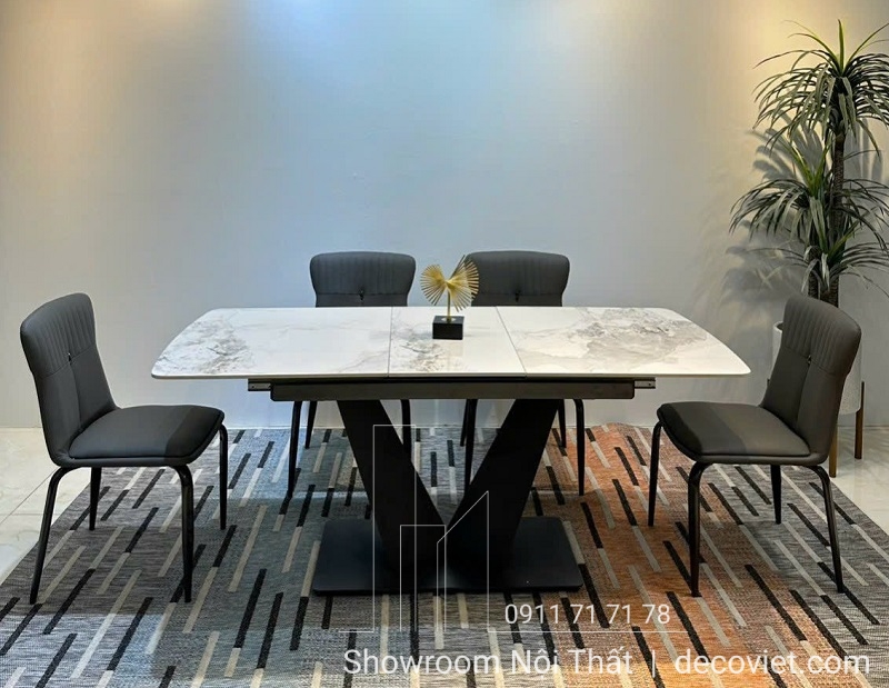 Bàn Ăn Thông Minh Mặt Đá 1376S Đẹp Hiện Đại Tiện Nghi