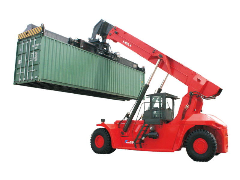 Xe Nâng Gắp Container 45 Tấn - Reach Stacker Heli - Xe Nâng Heli