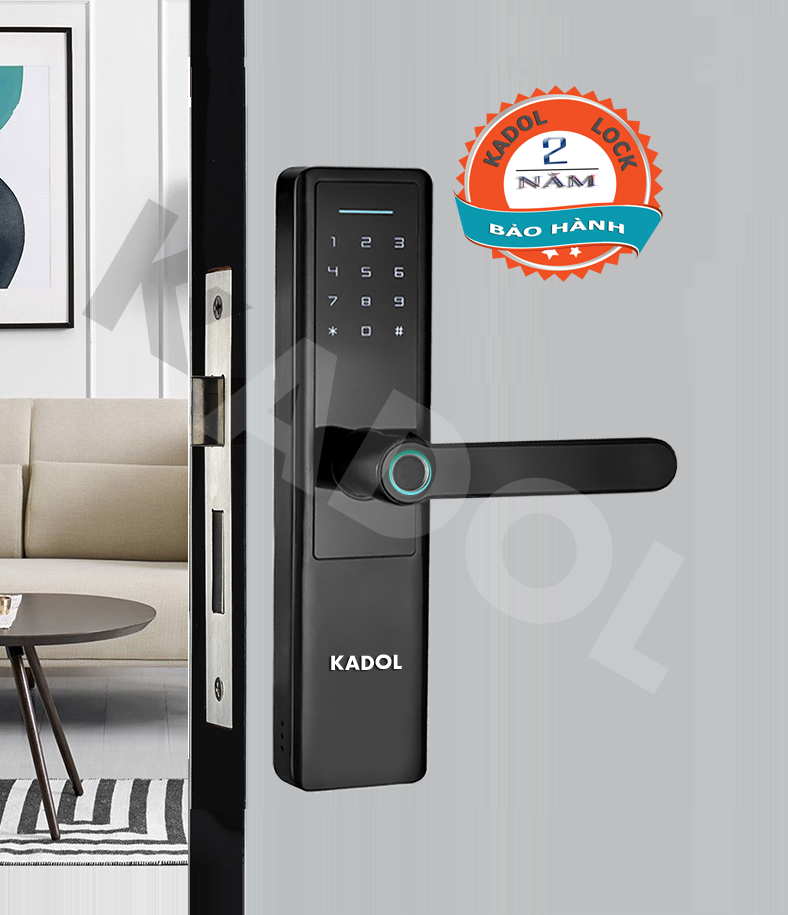 Khoá Vân Tay Cửa Thông Phòng Kadol S5